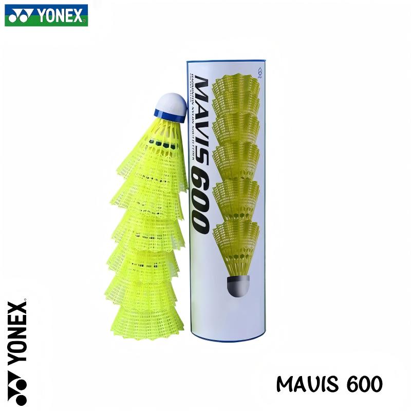 Yonex Mavis 600 Badminton Nylon Shuttlecock (S1/RO)Nylon Ball Training ...