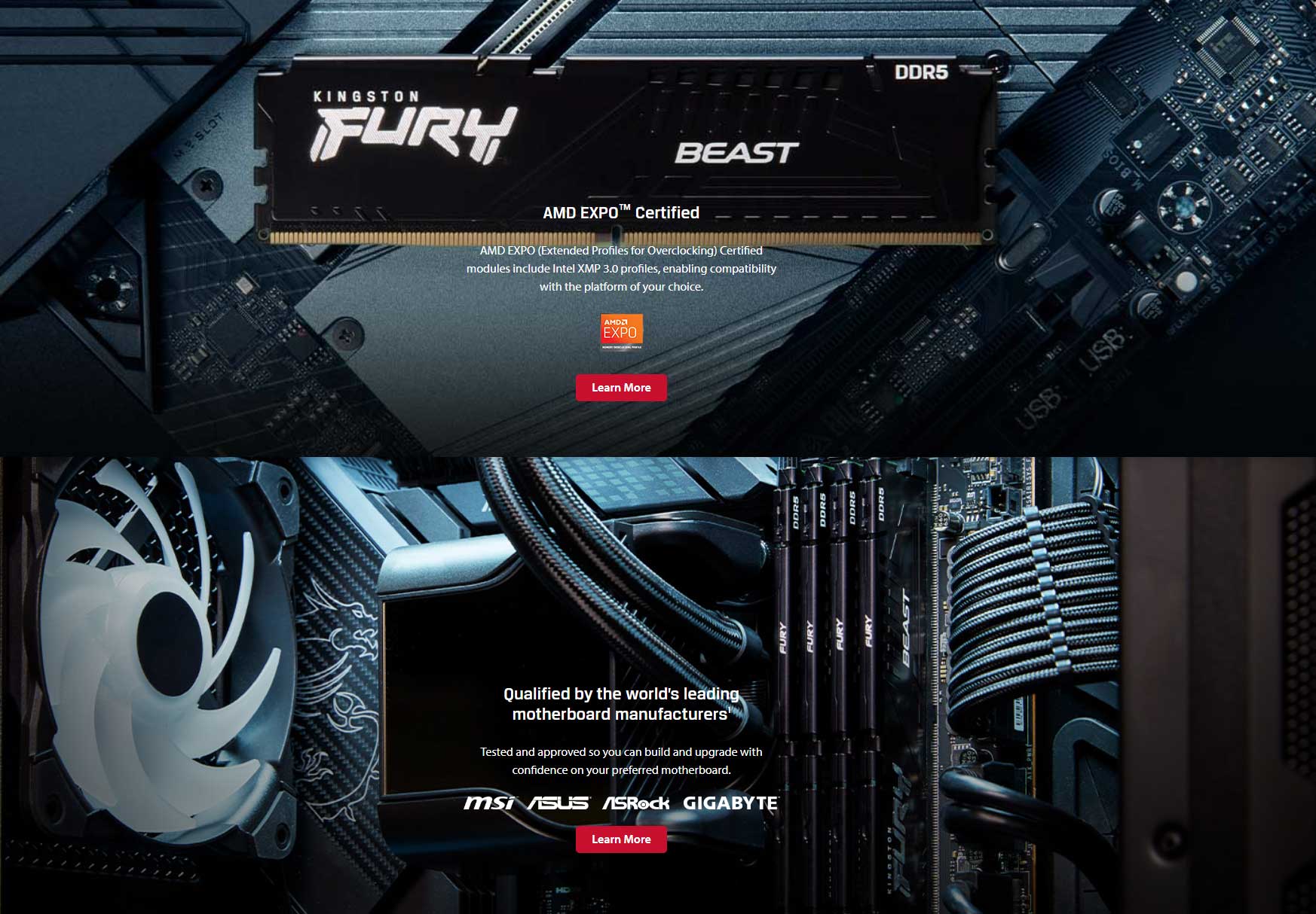Kingston Fury Beast DDR5 8GB/16GB 4800MT/S 5600MT/S Desktop Memory Black | Shopee Malaysia