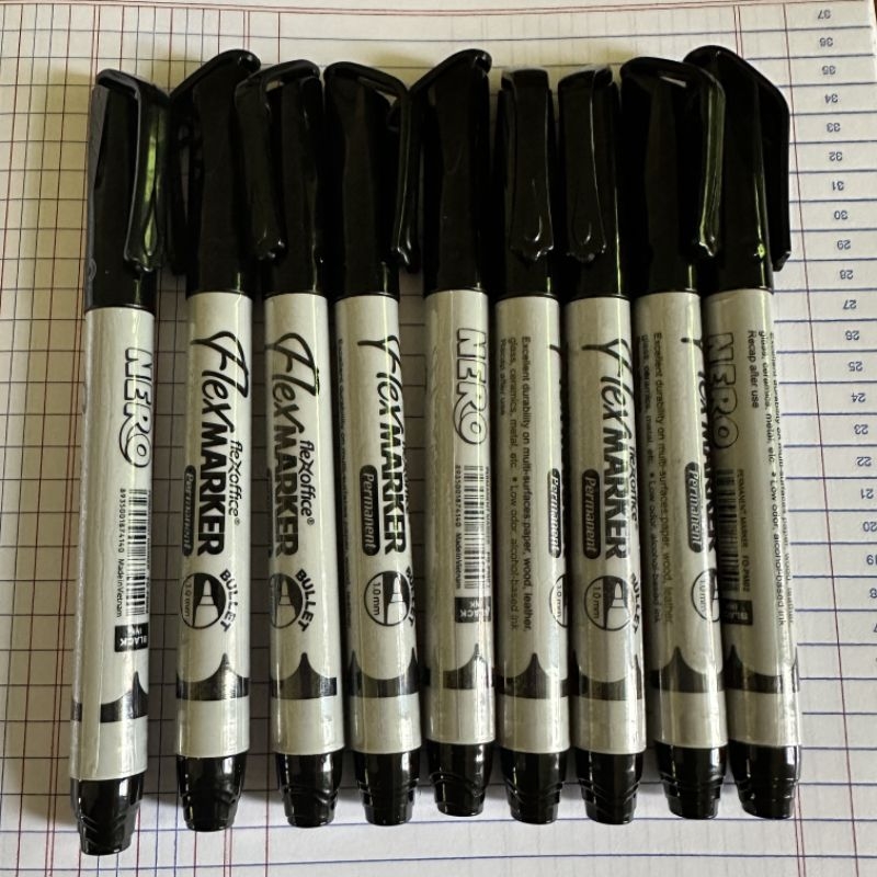 FlexOffice Nero Flexmarker Permanent 1.0mm (Sold per Piece) | Shopee ...