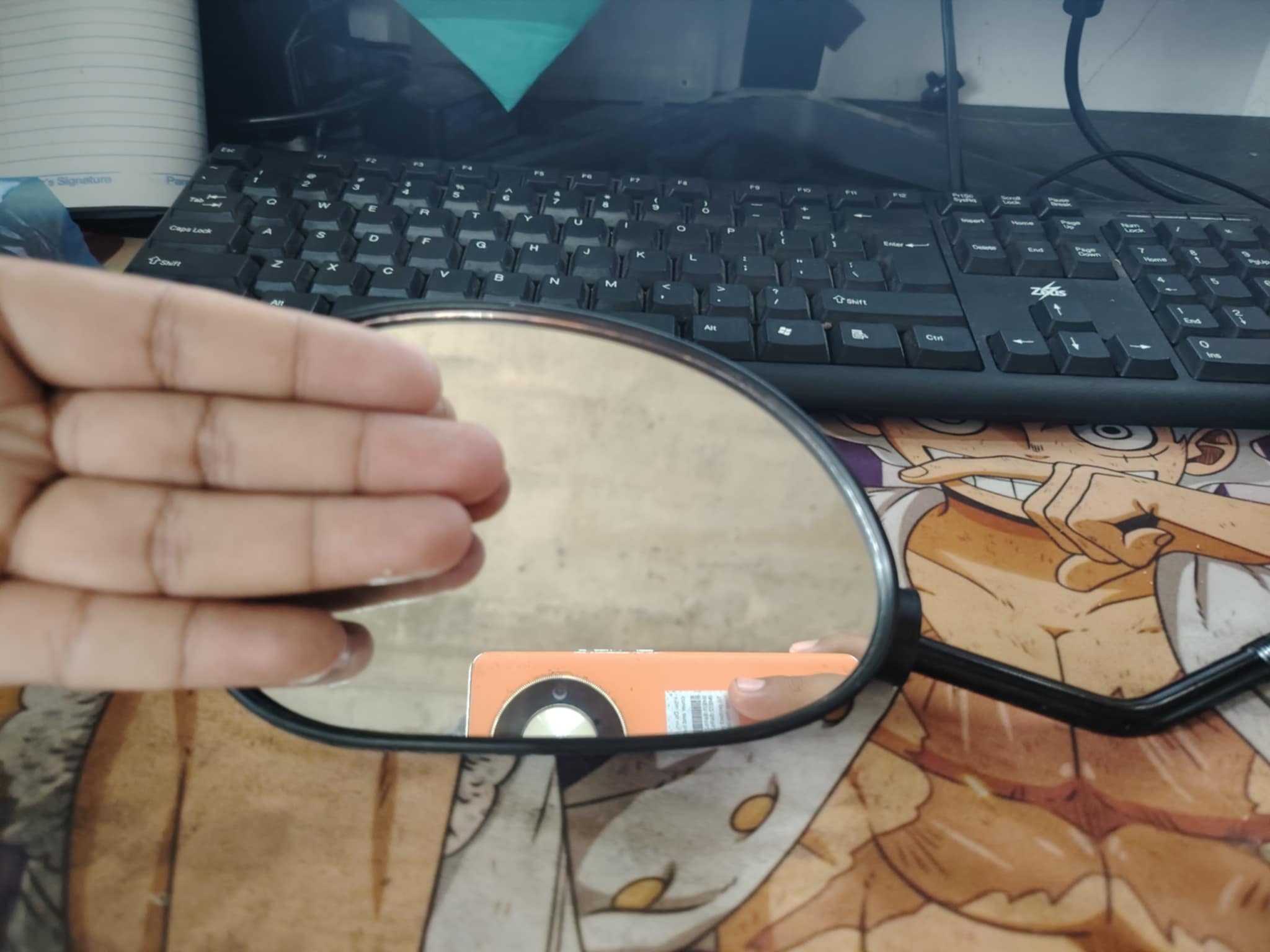 SKYGO PRINCE 125 Motorcycle Side Mirror mirror big mirror type short ...