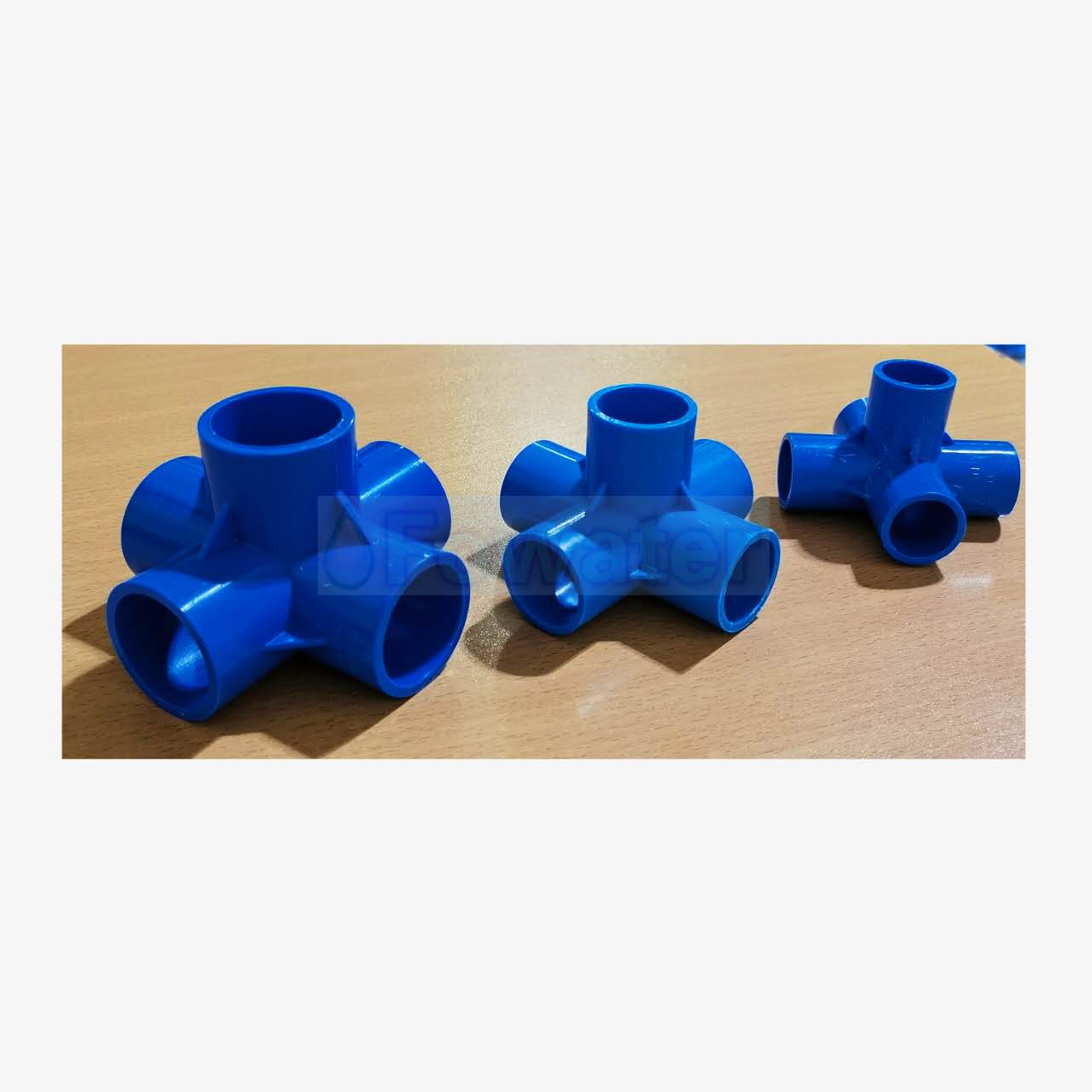 PVC Blue Thick Fittings Cross/3 Way/4 Way/5 Way/6 Way (1/2", 3/4", 1 ...