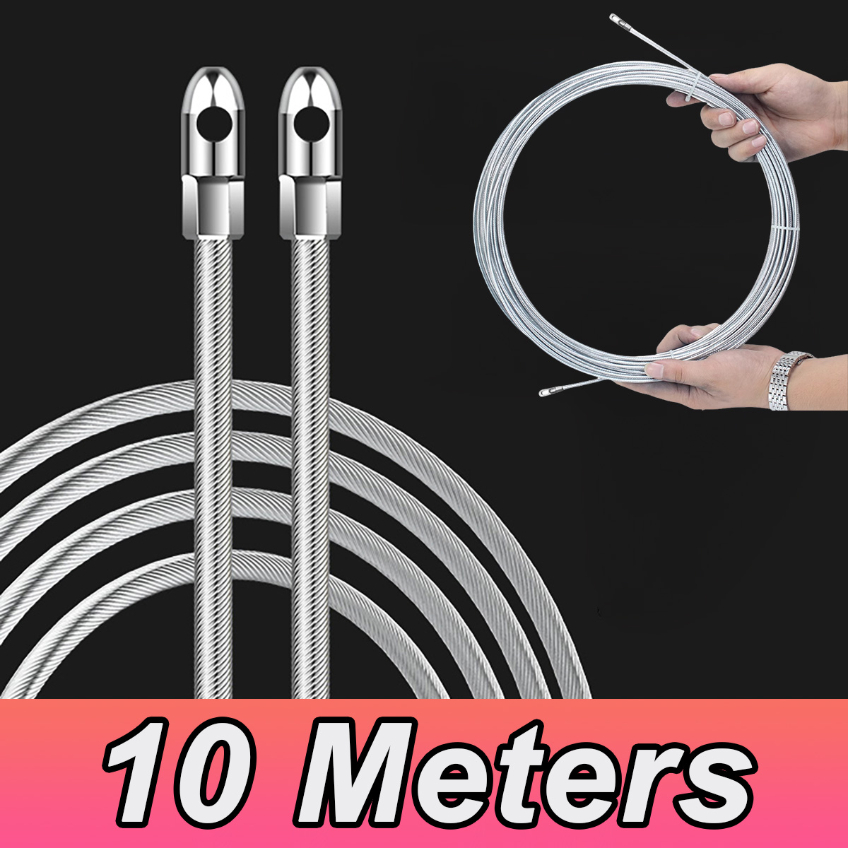 Manual Spring Cable Puller Ergonomic Wire Guide Tool for Electrical ...