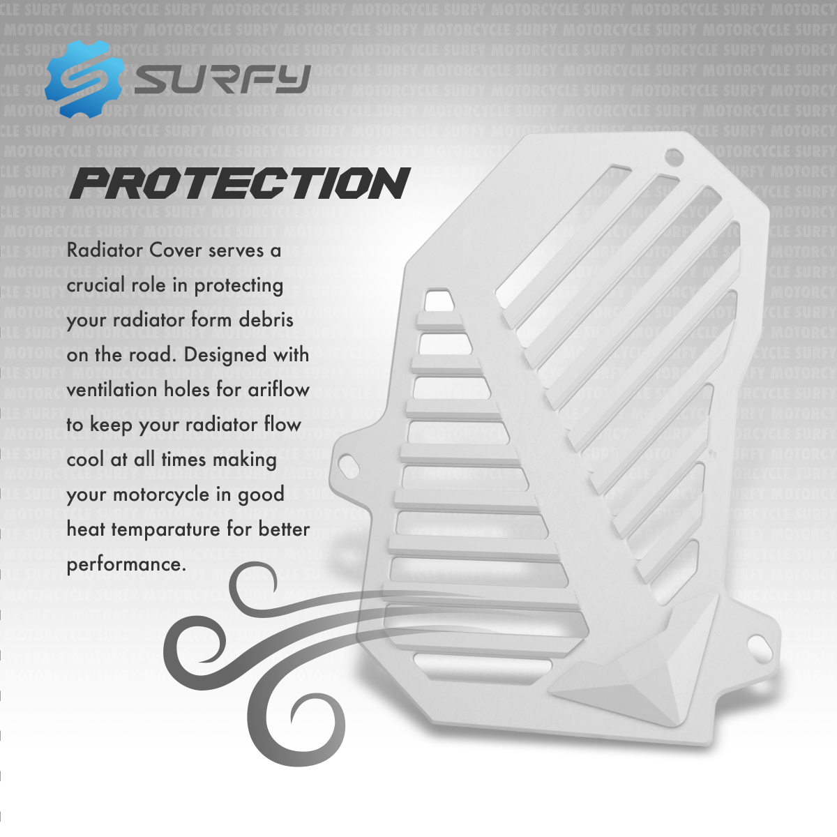 ARM Premium Radiator Cover For ADV 160 PCX 160 Click 160 Air Scoopa ...