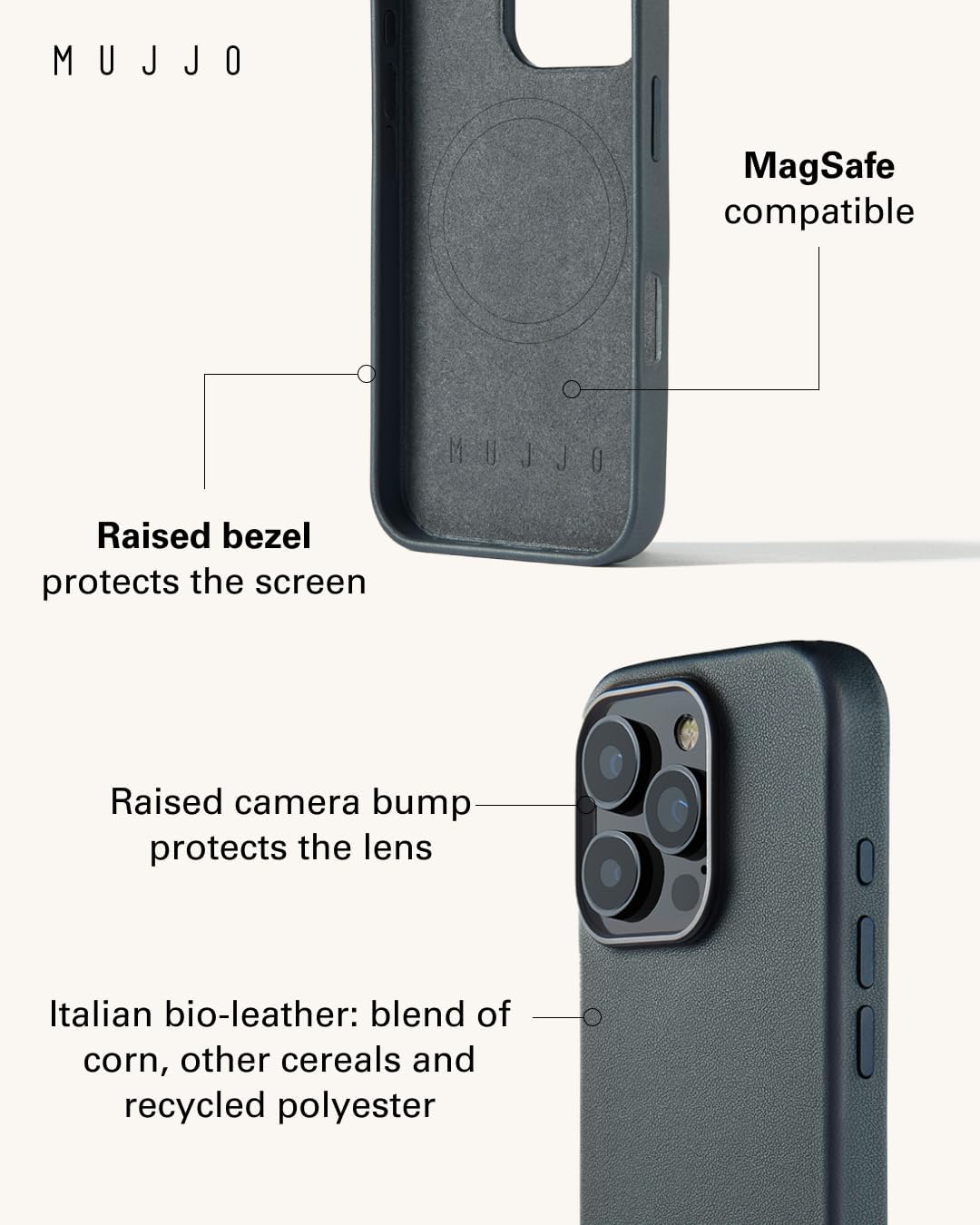 Mujjo Maizcase Leather Case for iPhone 16 Pro / 16 Pro Max | Shopee ...