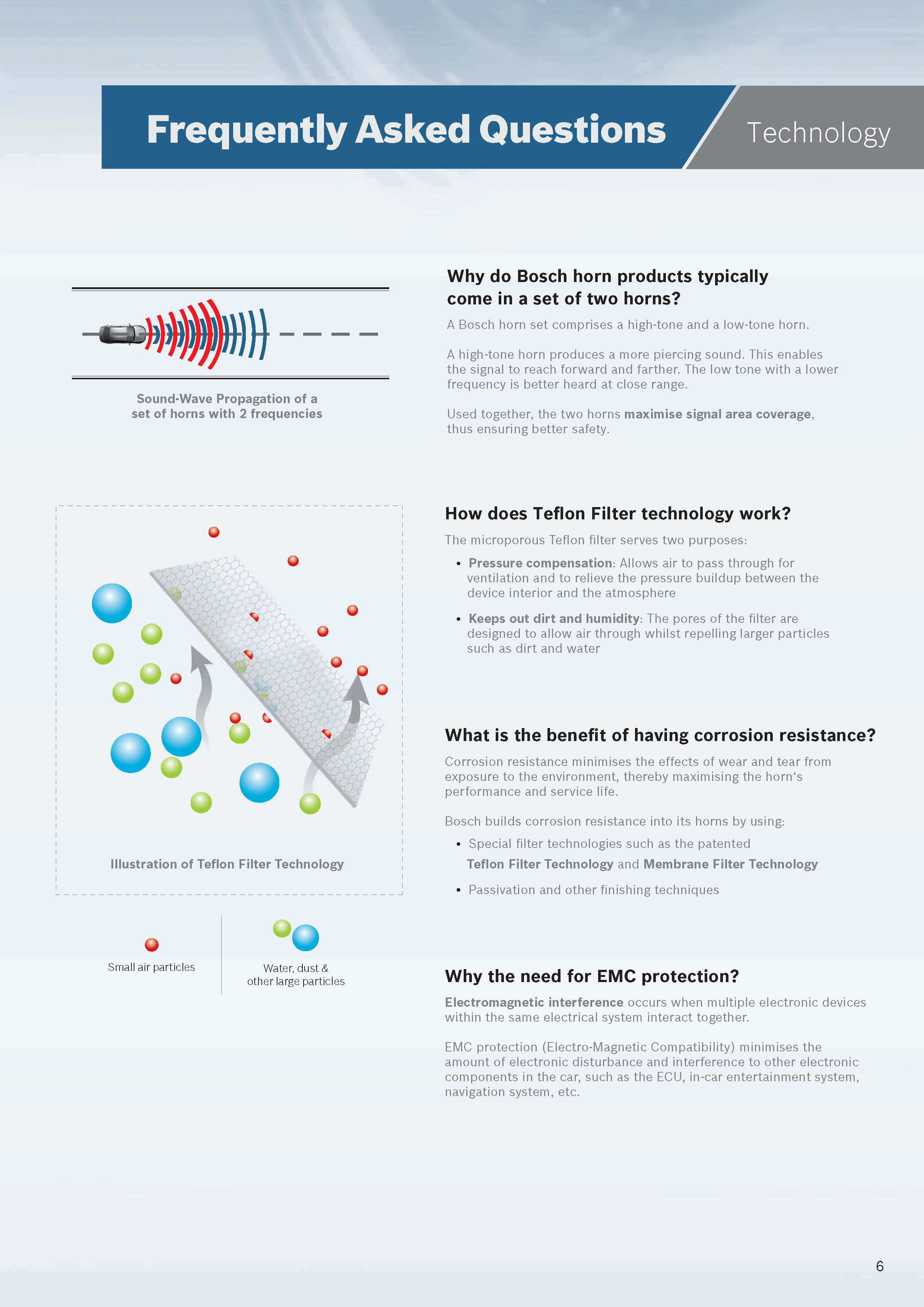 Bosch Compact Disc Horn Set (Black) - 12V (FC2) / FD4 (24V) | Shopee ...