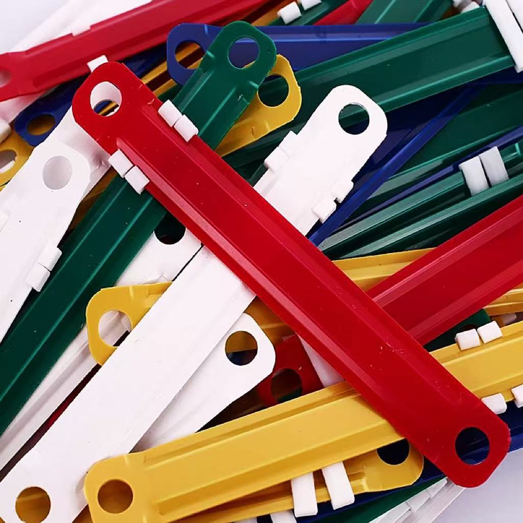 Paper Fastener 50pcs/box 7cm pagination clamp long Plastic Office ...