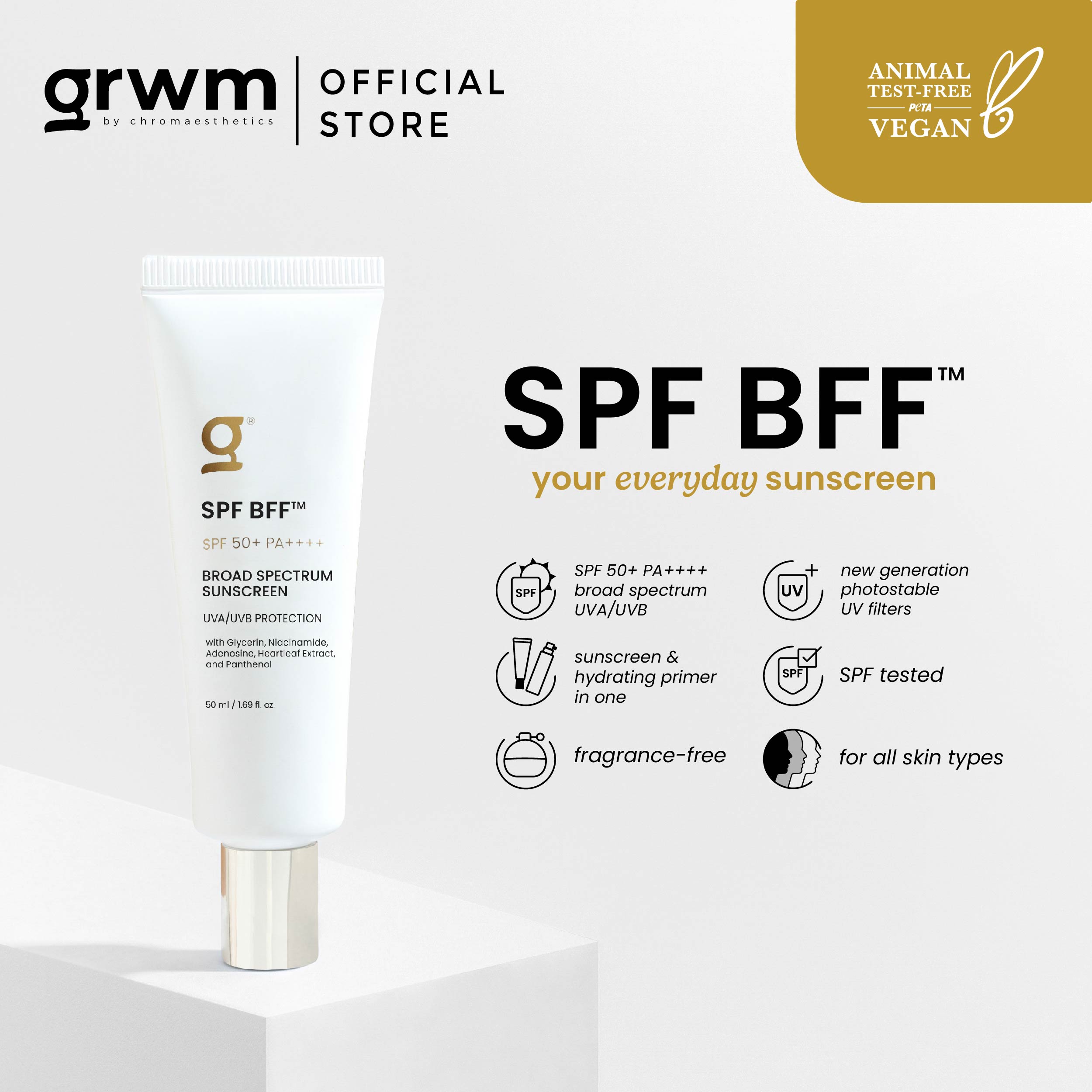 GRWM Cosmetics 10.10 Glow and Protect Bundle | Shopee Malaysia