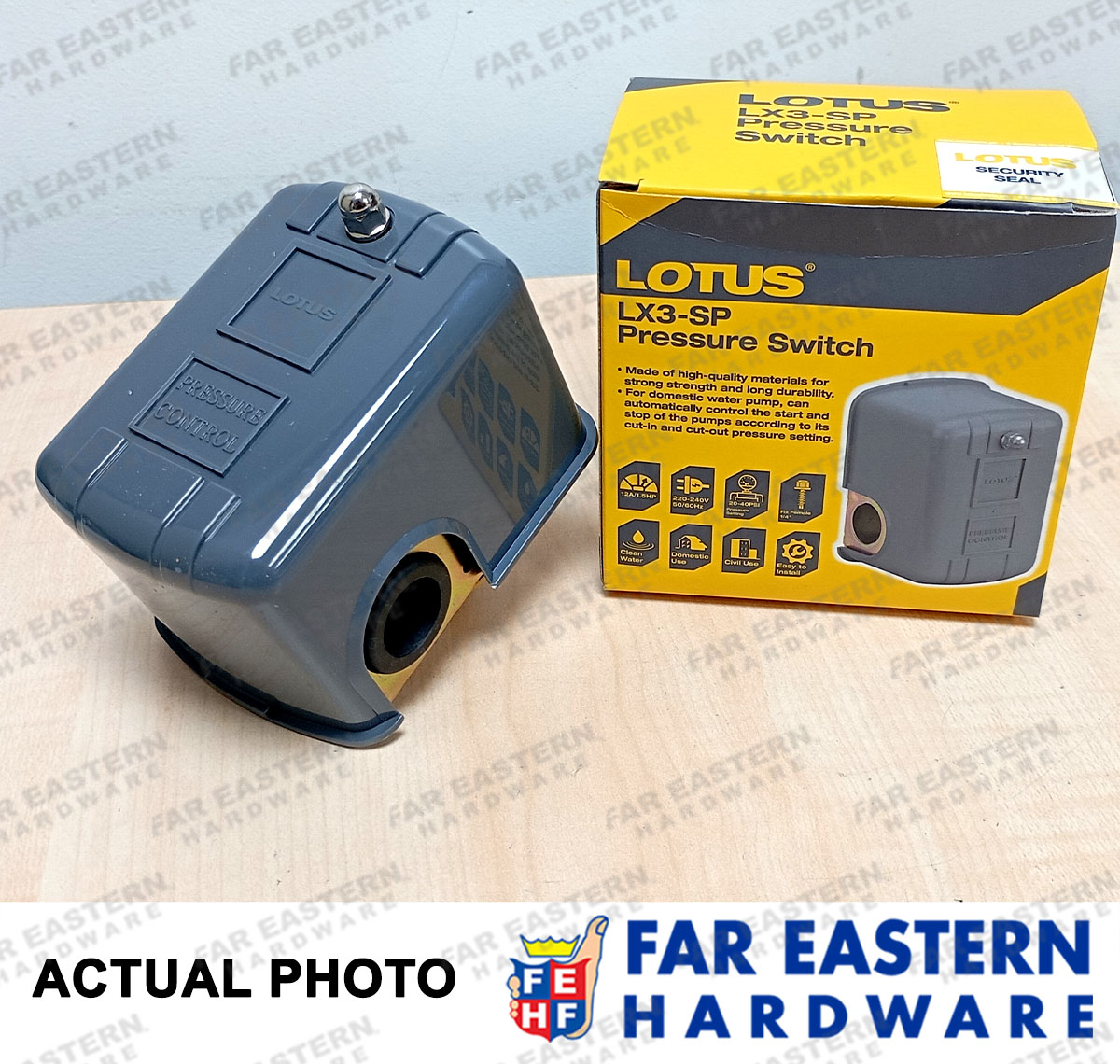 LOTUS Pressure Switch for Water Tank LX3-SP LTVAR | Shopee Malaysia