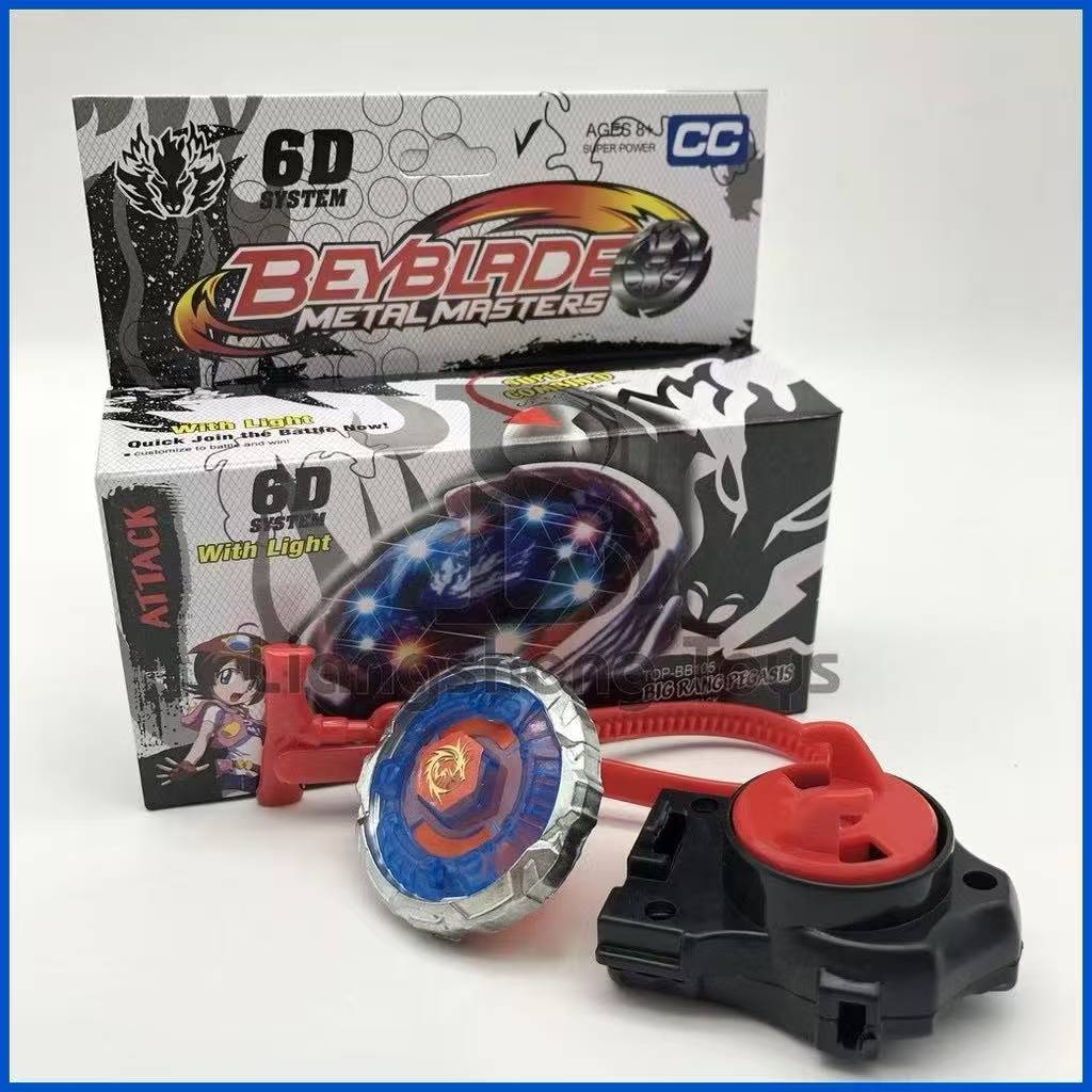 JKing 6D Beyblade Metal Masters With Light Spinning Tops Top Turumpo ...