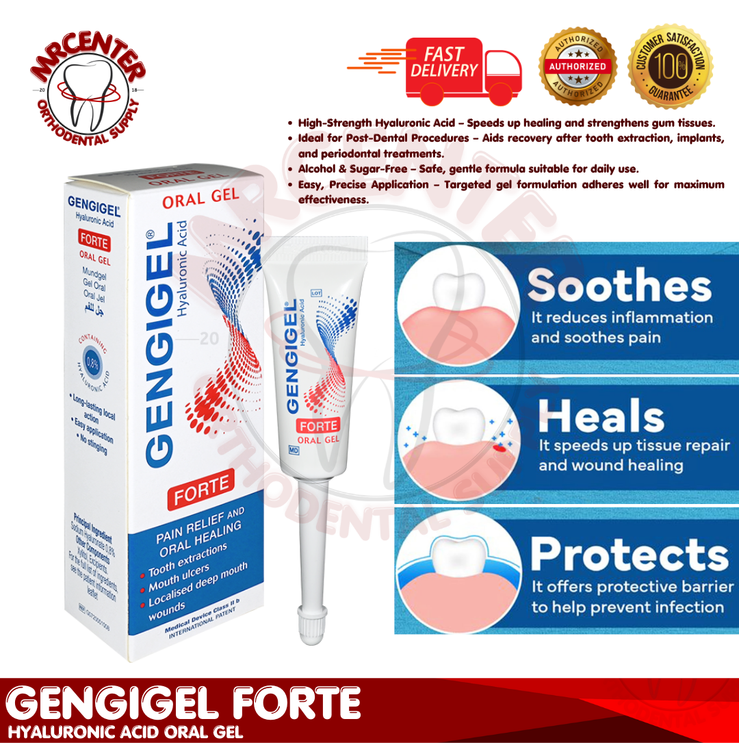 GENGIGEL Forte Gingival Gel – Targeted Hyaluronic Acid Relief for ...