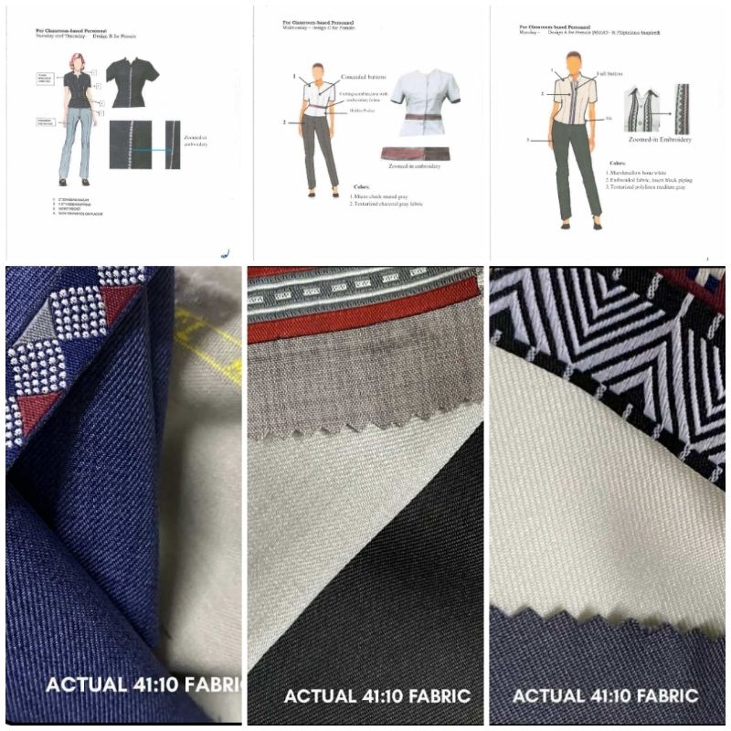 Teachers Uniform set New For 2025 DepEd 2025-2026 (Female)Tela And ...