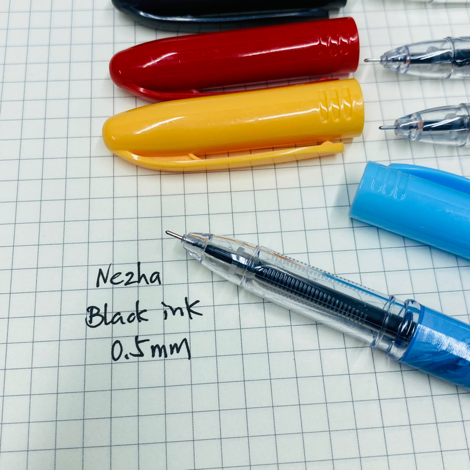 NEZHA Signpen black ink 0.5mm 12 pcs per box gel pen | Shopee Malaysia