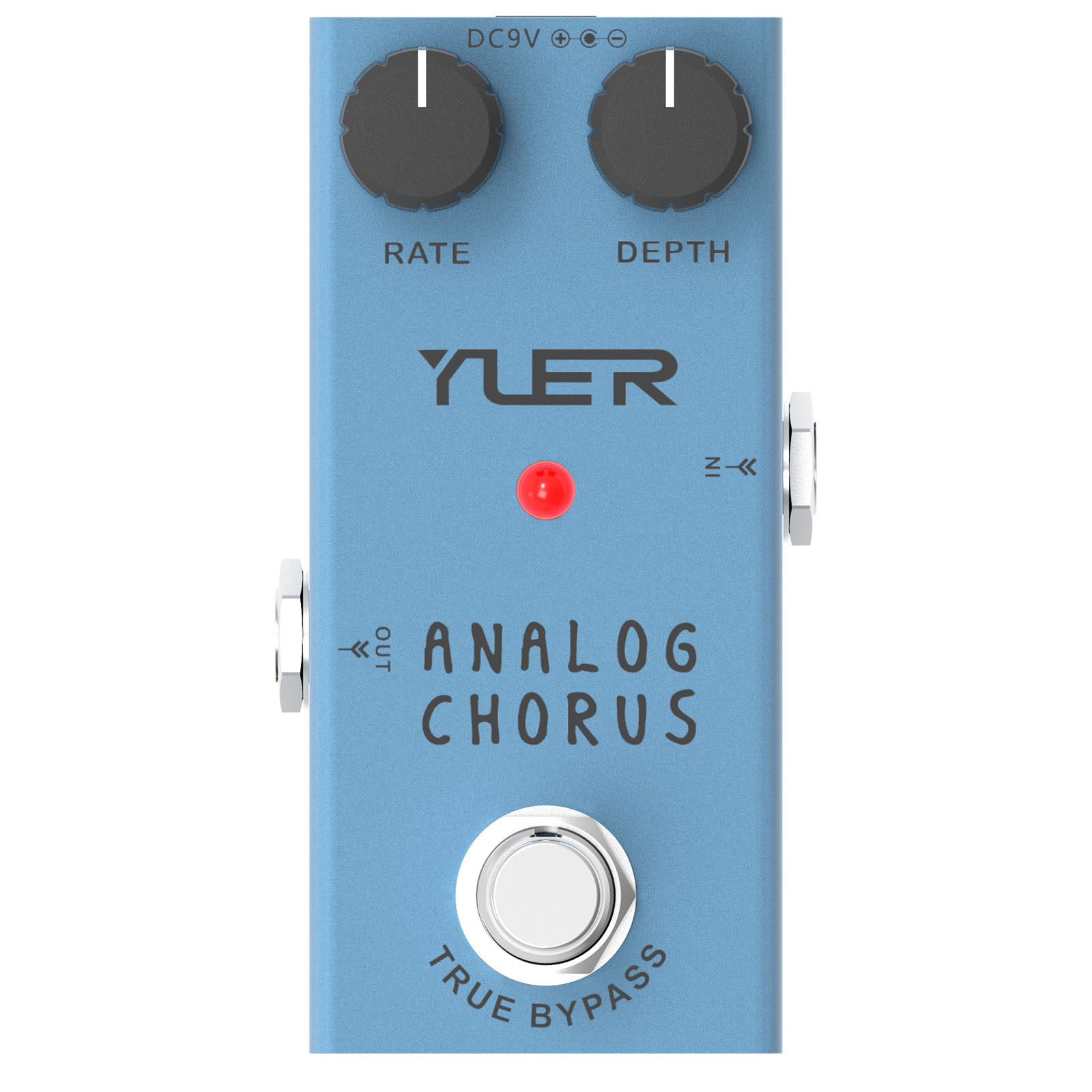 YUER Electric Guitar Pedal Distortion Pedal Noise Gate Metal Shell ...