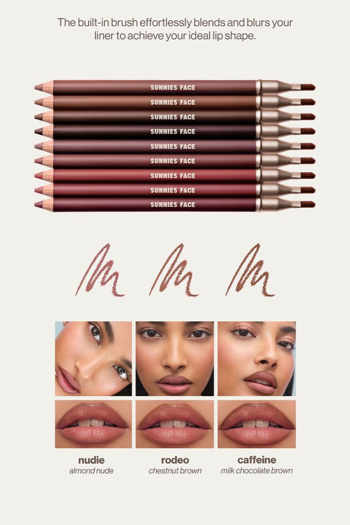 Sunnies Face Lip Tracer [Dual-ended Soft Sculpting Lip Pencil] | Shopee ...