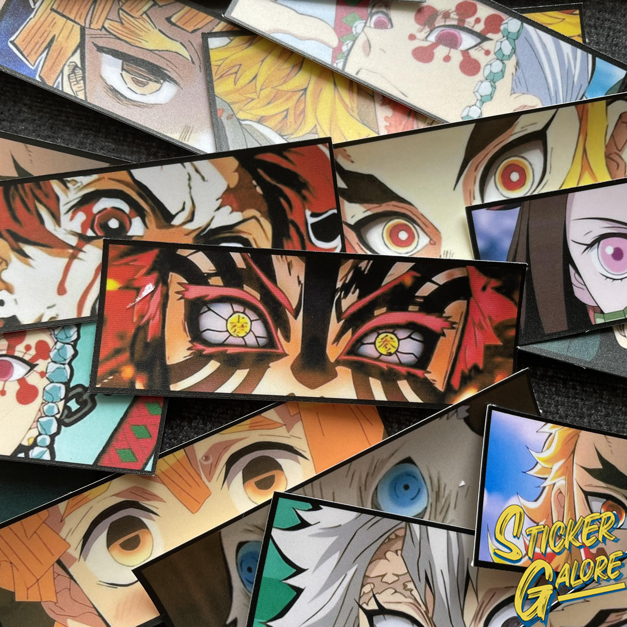 DEMON SLAYER EYE SLAP PREMIUM STICKER (VINYL LAMINATED, WATERPROOF AND ...