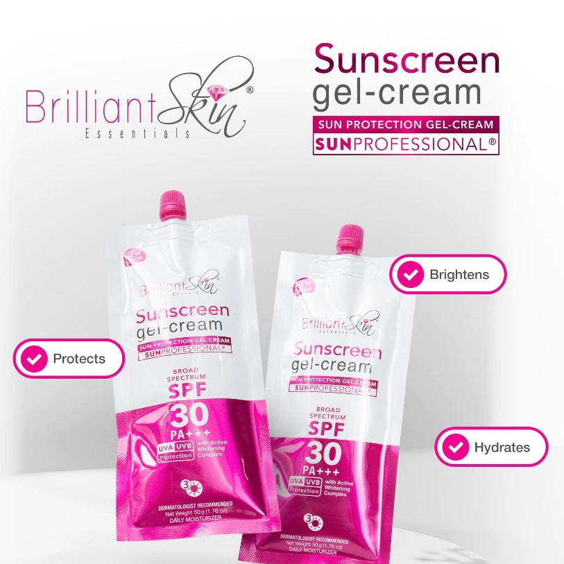 Brilliant Skin Sunscreen Gel-Cream Spf30 50g | Shopee Malaysia