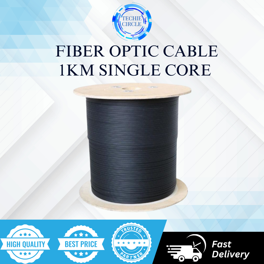 Techie Circle 3 Steel Outdoor FOC Single Core / Non-telco / 1km / Fiber ...