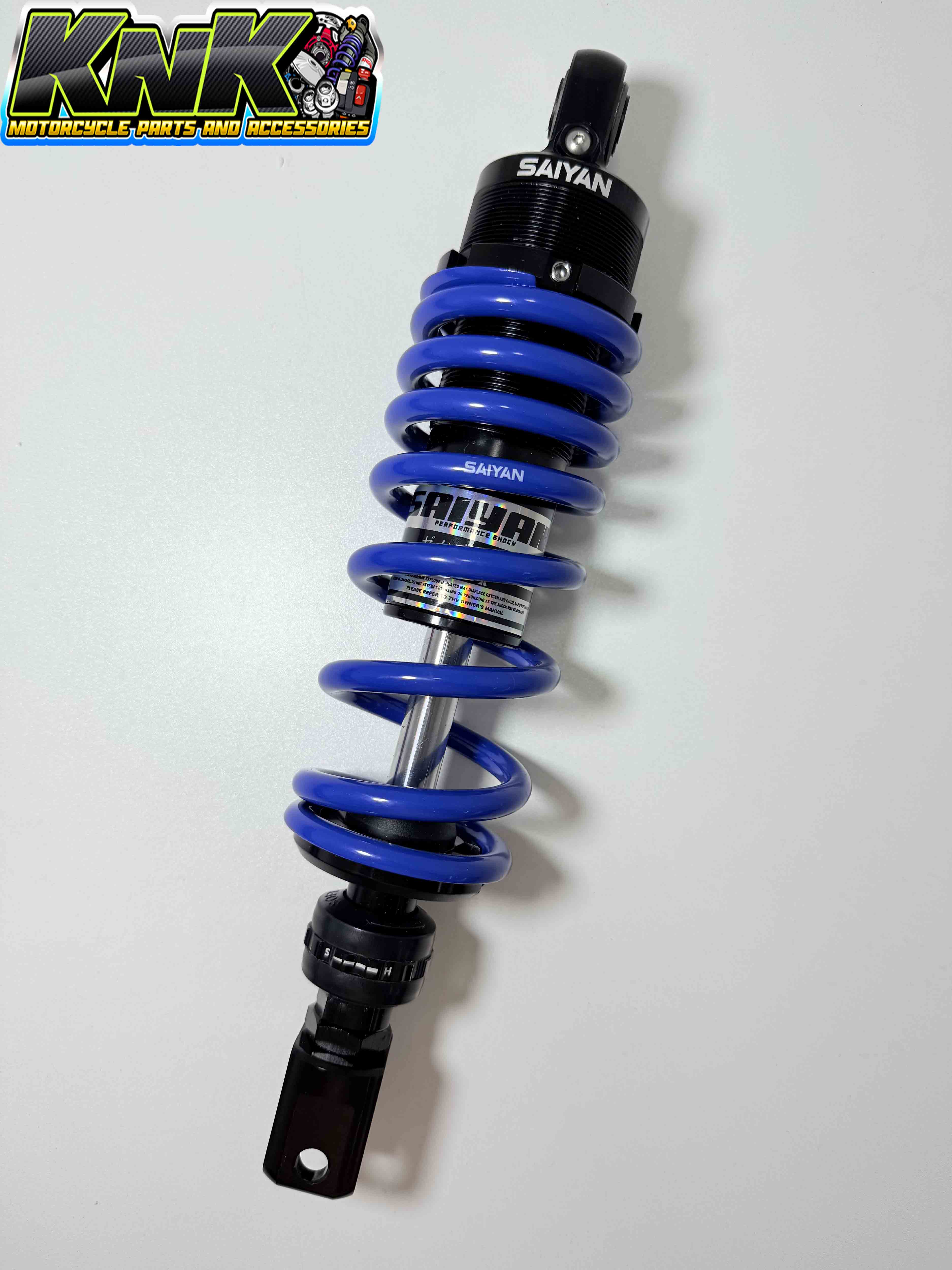 SAIYAN REAR SHOCK FULLY ADJUSTABLE 330MM FOR HONDA CLICK 125 / CLICK ...