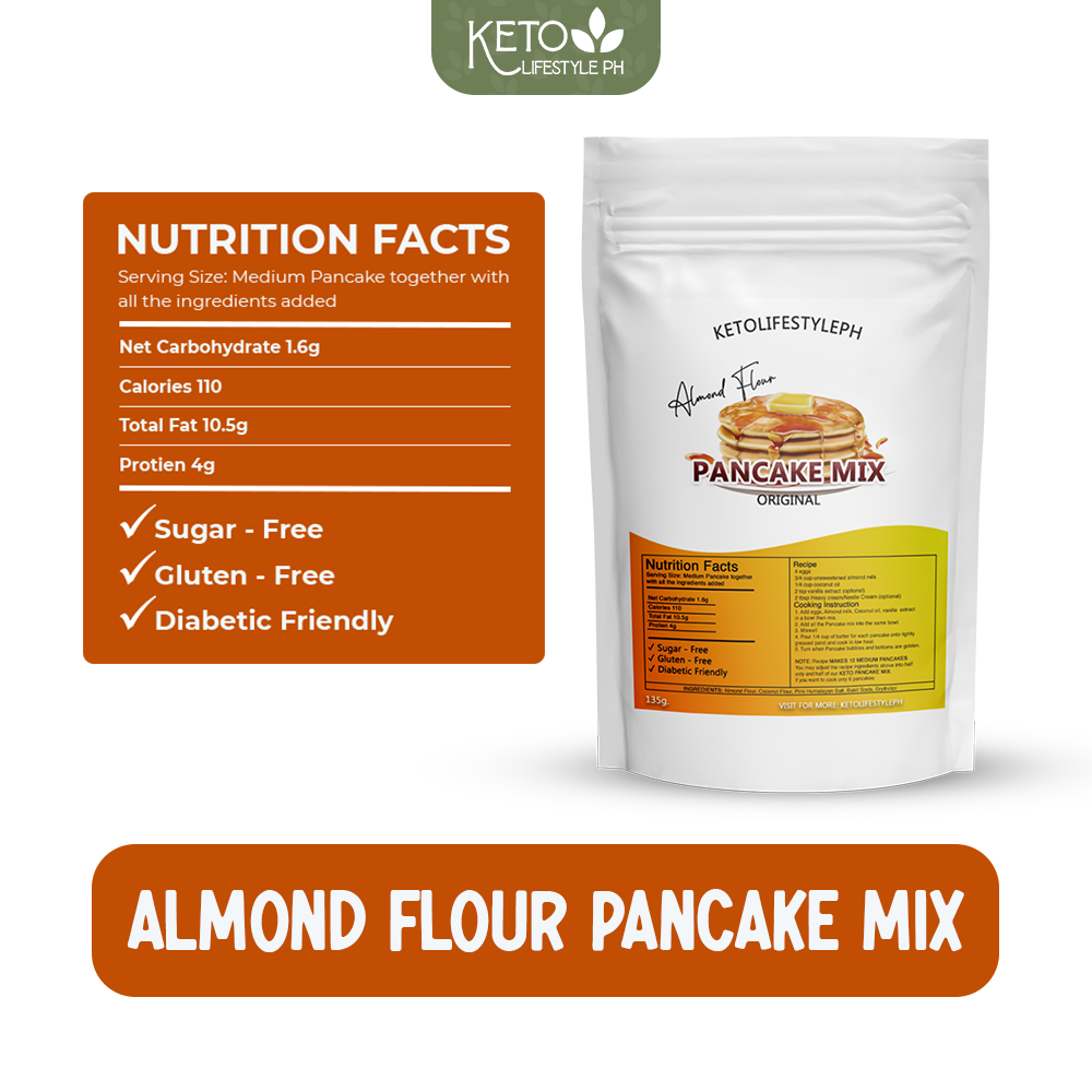 Keto Pancake Mix (Lowcarb/Gluten-Free/Sugar-Free) | Shopee Malaysia
