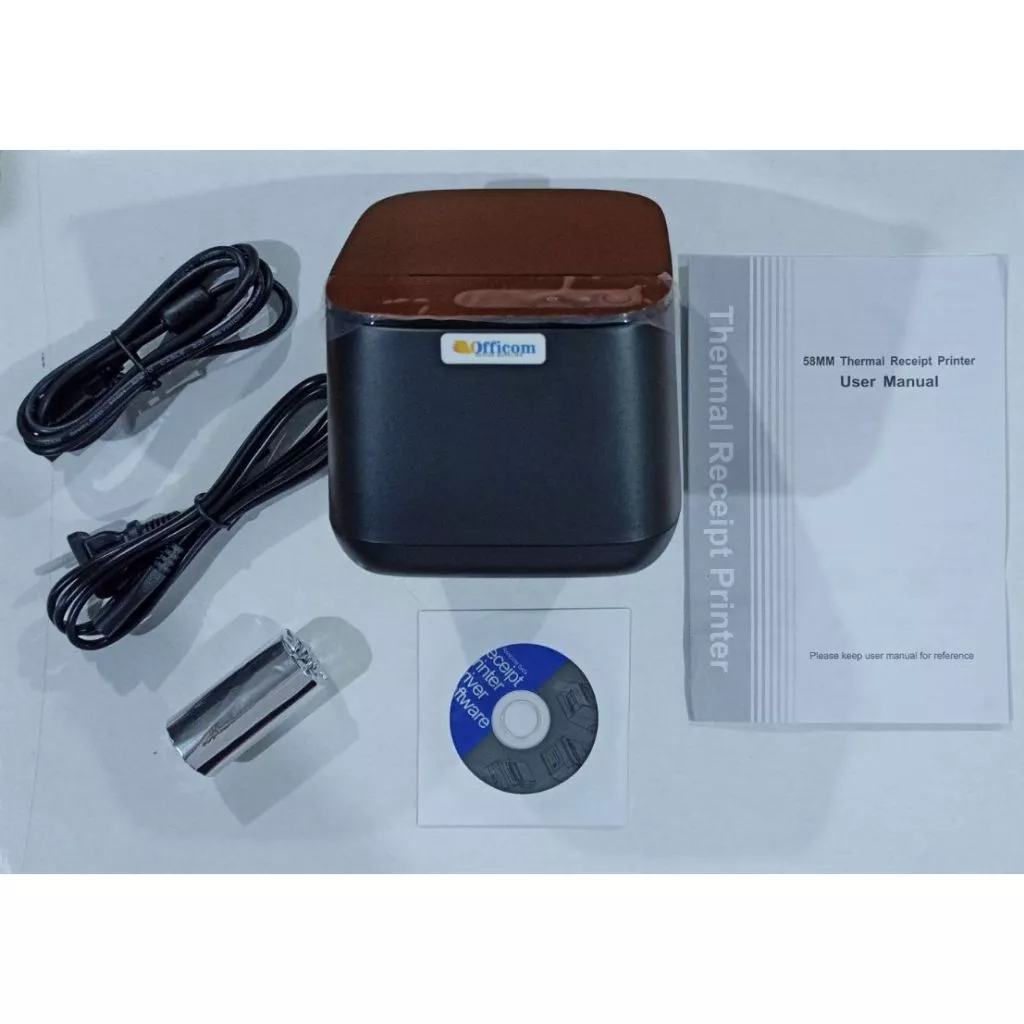 Officom Mini Thermal Receipt Printer OC-58IIT Direct Thermal USB Bluetooth | Shopee Malaysia