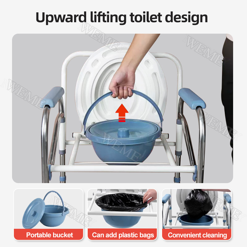Portable Mobile adult Toilet Bath Chair squatty potty for Pregnant ...