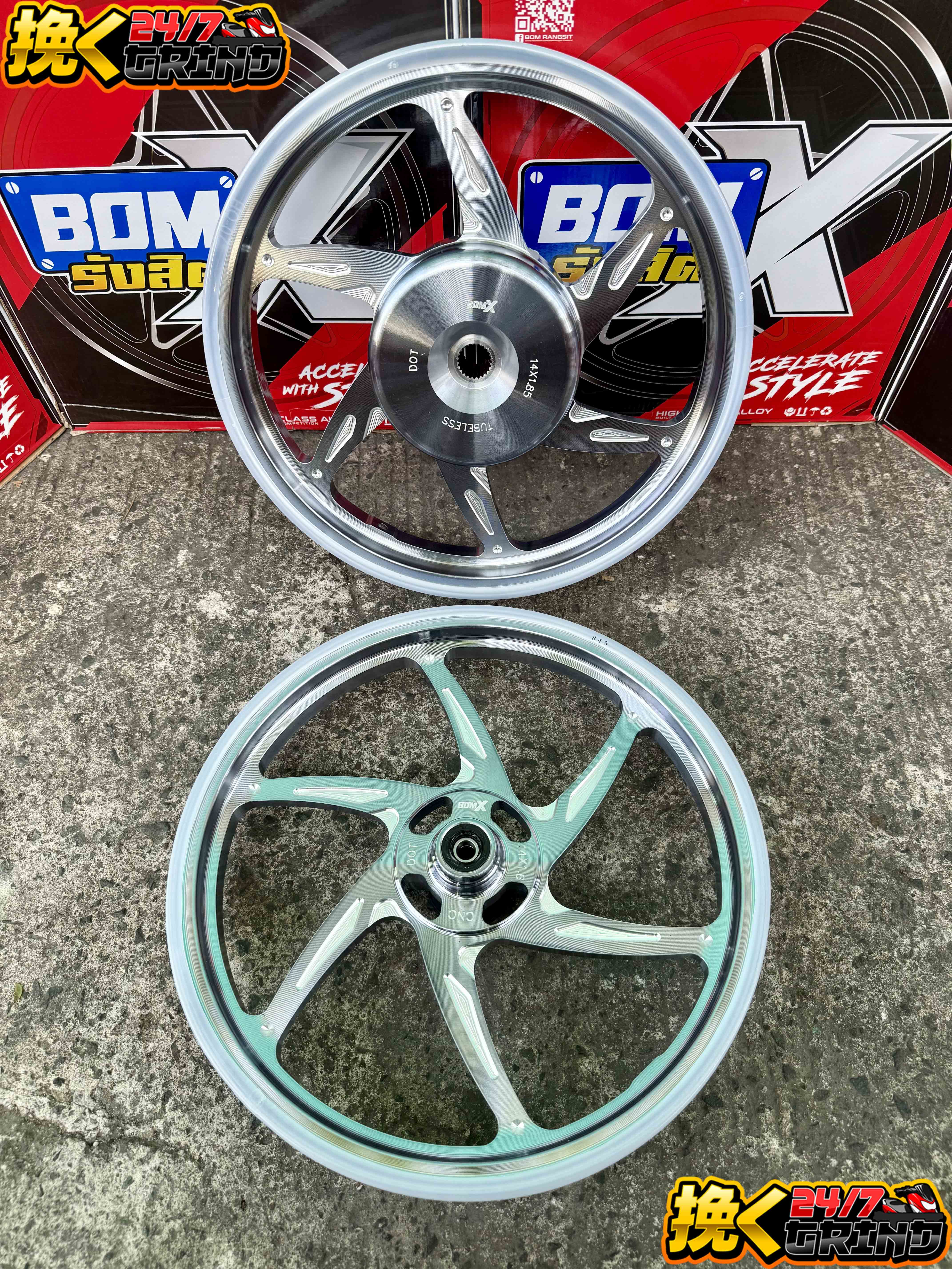 BOM RANGSIT MAGS DRACO For Honda Click 125 / 150 v1 v2 v3 (6 Spokes ...