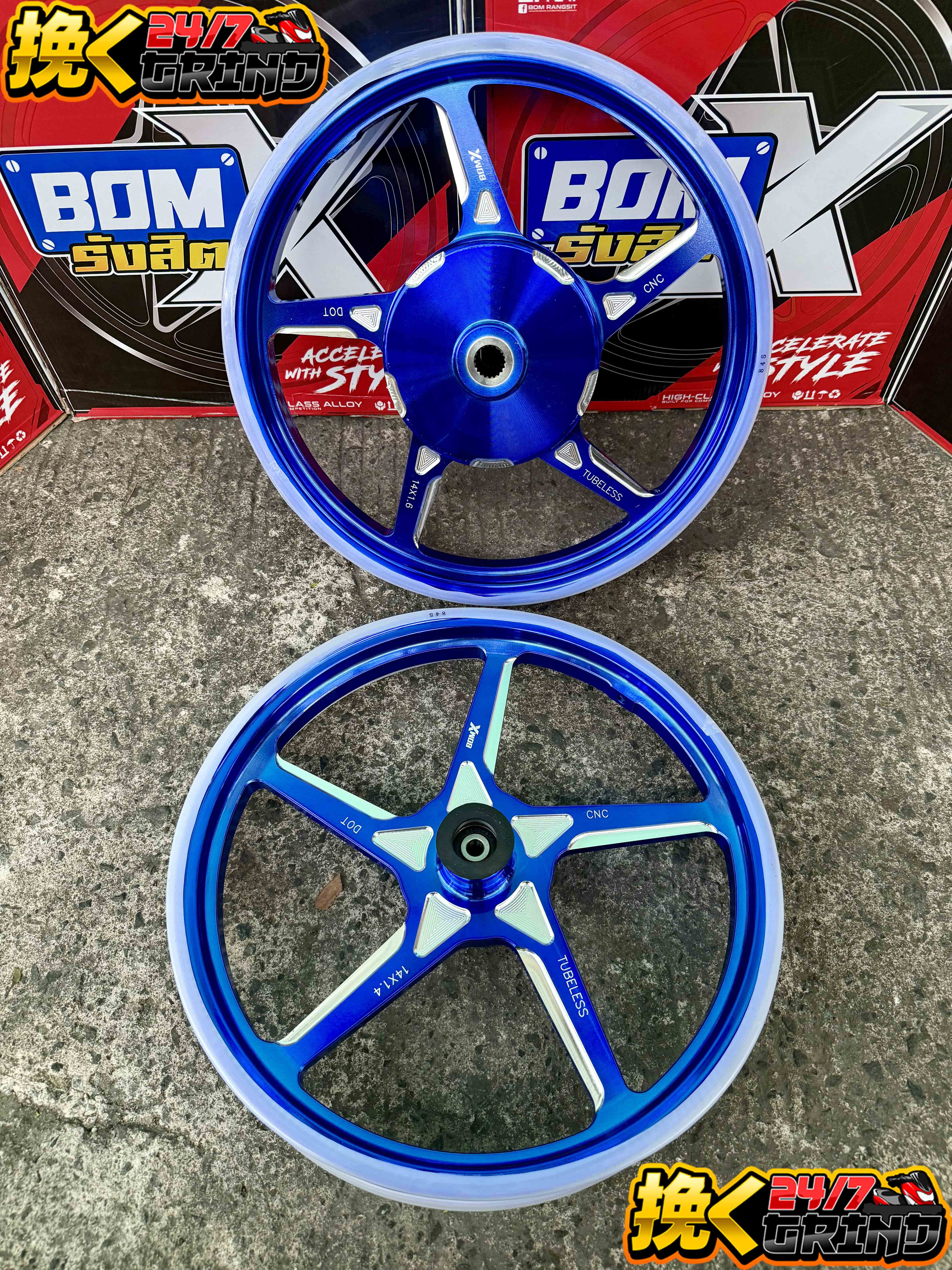 BOM RANGSIT MAGS Vela For Yamaha Mio i 125 / M3 (5 Spokes) | Shopee ...