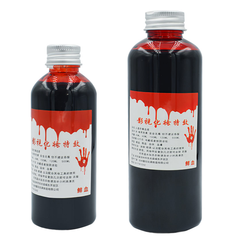 30/120ml Vampire Blood Cosplay Fake Blood Liquid Body Paint Prank Face ...
