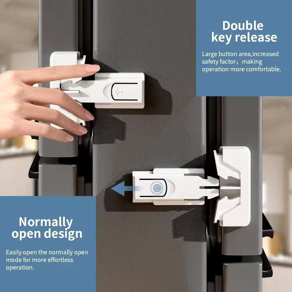 Refrigerator Fridge Freezer Door Lock Child Proof Refrigerator Latch ...