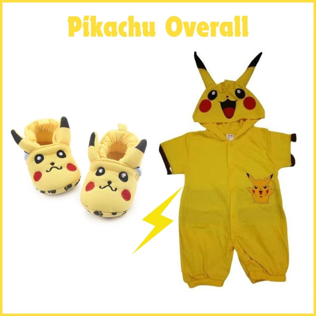 Pokemon Pikachu Baby Costume Overall Shoes Separate Perfect for Dress ...