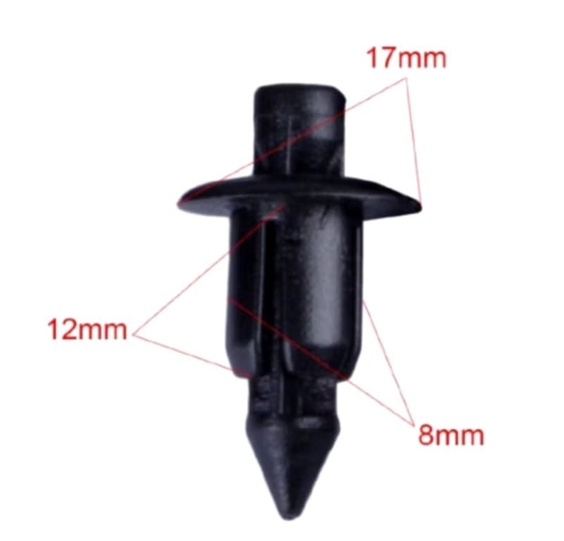 Push Pin Rivet 6mm, 7mm and 8mm | Shopee Malaysia