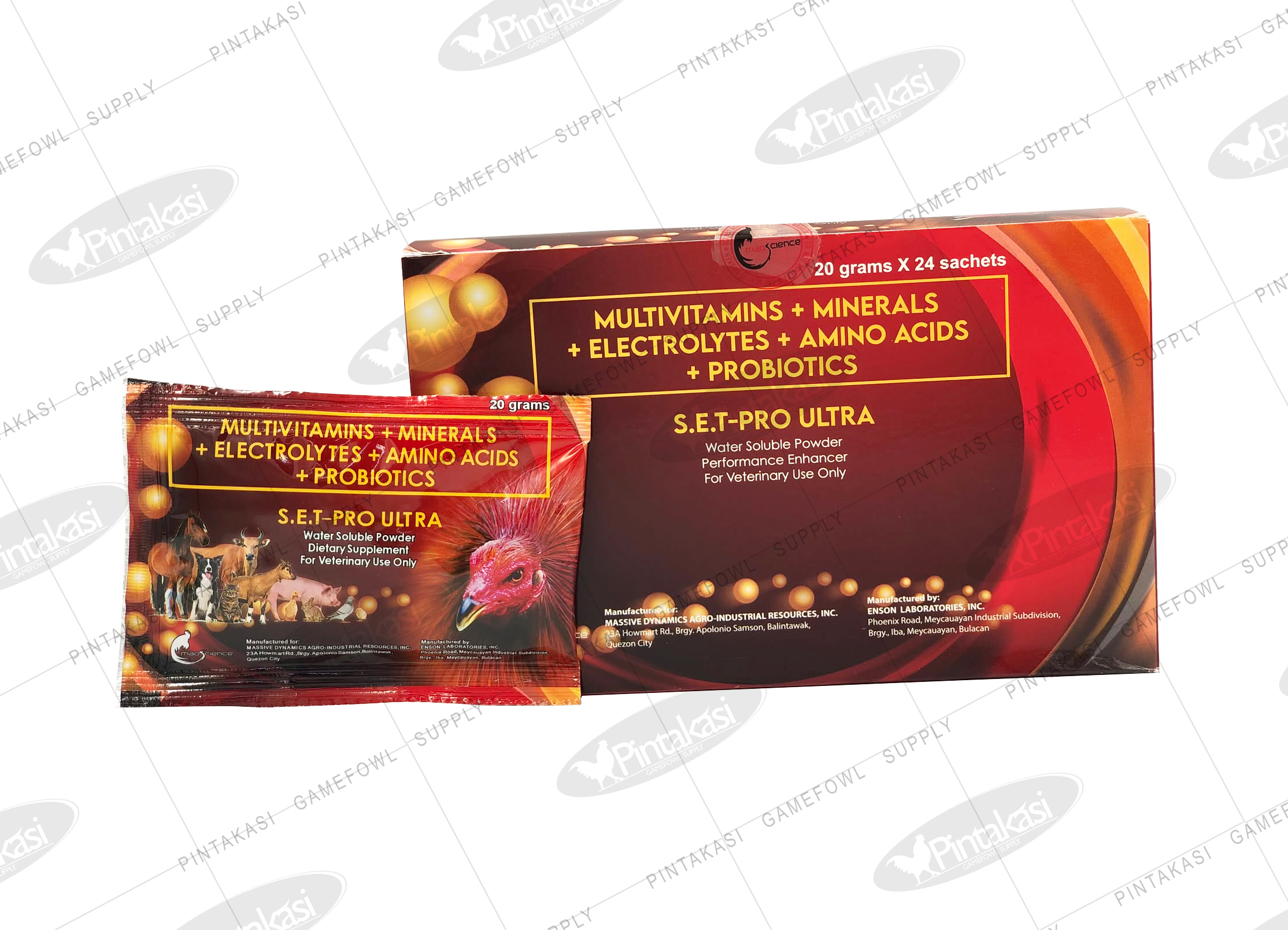 Mad Science 1 BOX SET-PRO ULTRA 20g (24 sachet) Multivitamins+Minerals ...