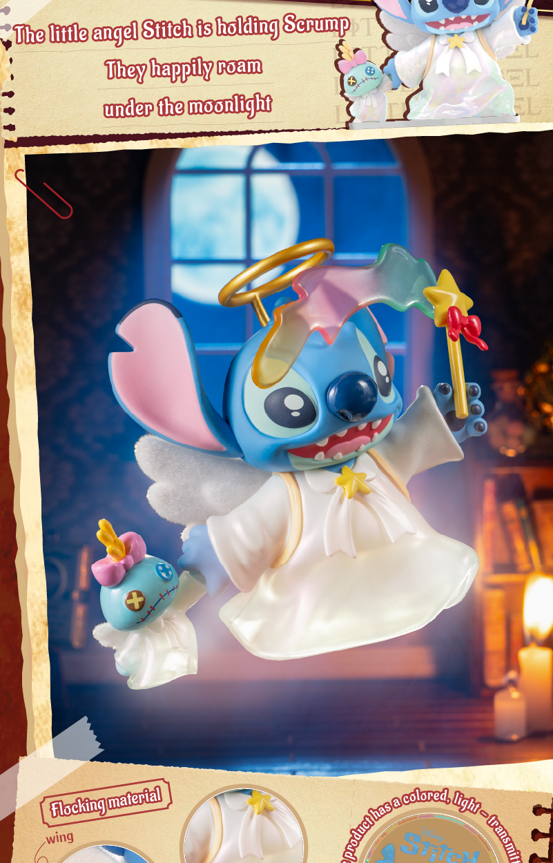 MINISO TOP TOY Disney Stitch's Wacky Diary 2.0 Series Blind Box Set ...