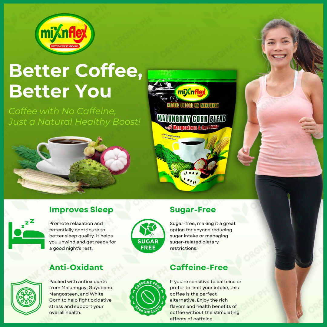 Malunggay Corn Coffee with Mangosteen and Guyabano Native Coffee ng ...