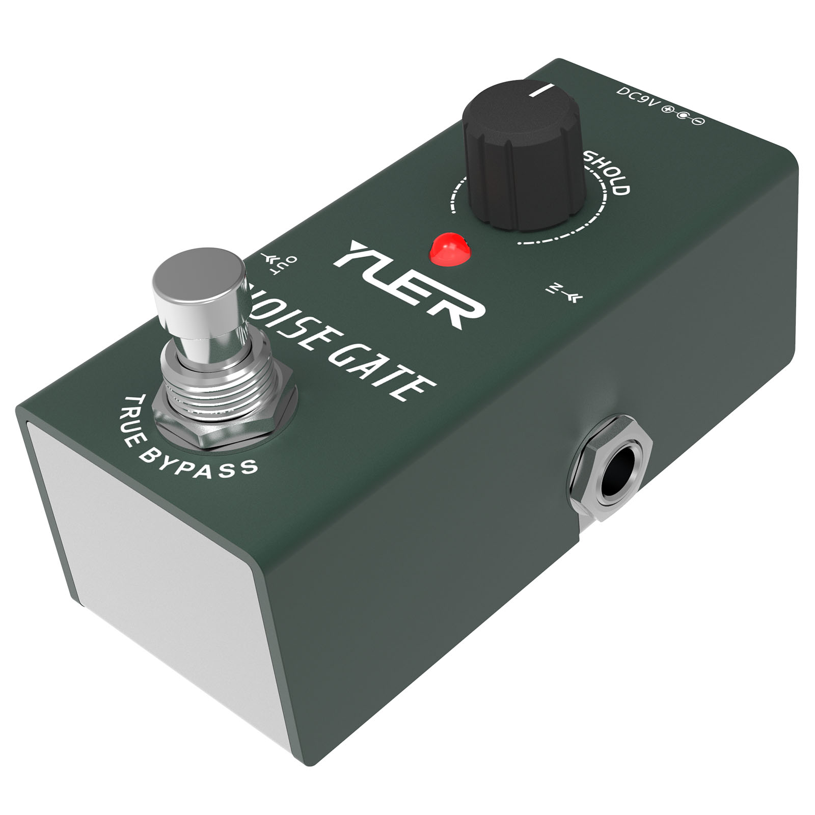 YUER Electric Guitar Pedal Distortion Pedal Noise Gate Metal Shell ...