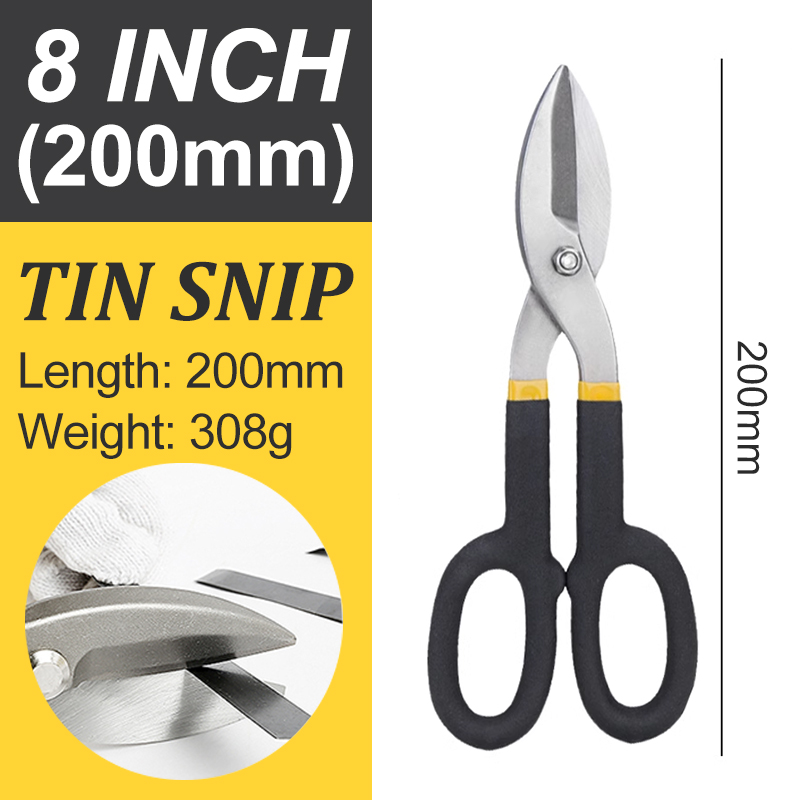 C&K Tin Snip Gunting Yero 8" ,10" ,12" Heavy Duty Cutter Metal Sheet ...
