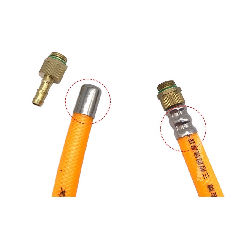 10pcs Hose Crimping Ferrule hose connector for power sprayer pressure ...