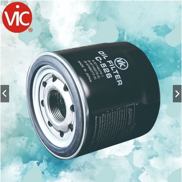 C-526 Vic Oil Filter For ISUZU FORWARD N 4HF1 4HE1 4HL1 4HG1 6HK1 Made ...