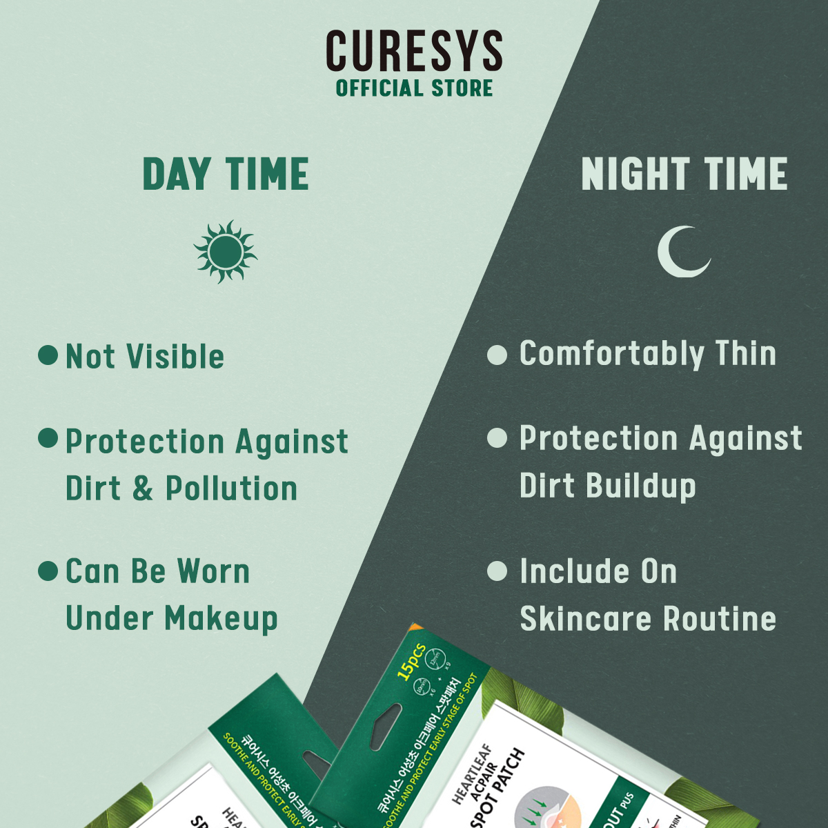 Curesys Heartleaf Acpair Pimple Patch (SPOT WITHOUT PUS) | Shopee Malaysia