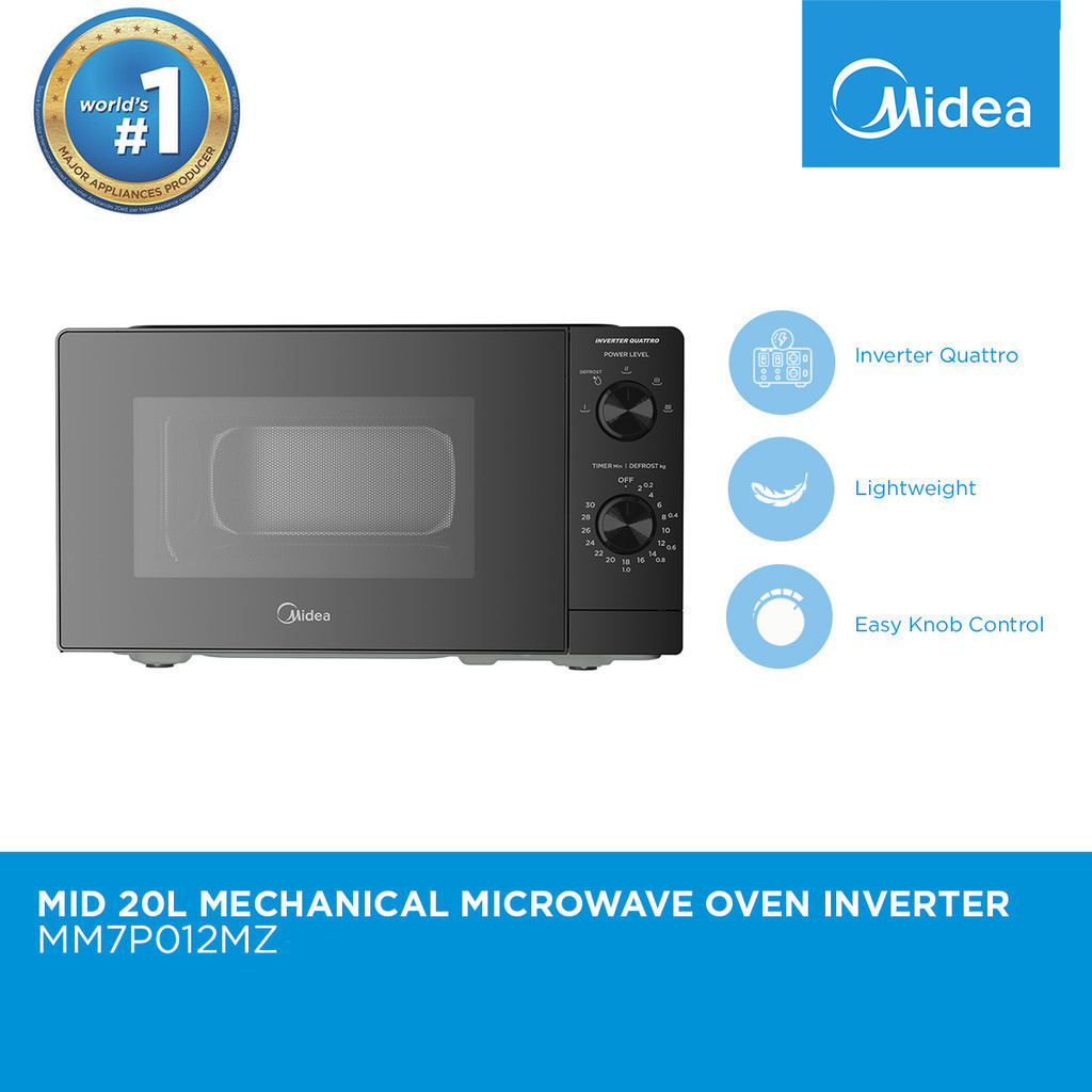 Midea Mechanical Microwave Oven Inverter Technology 20L Lightweight ...