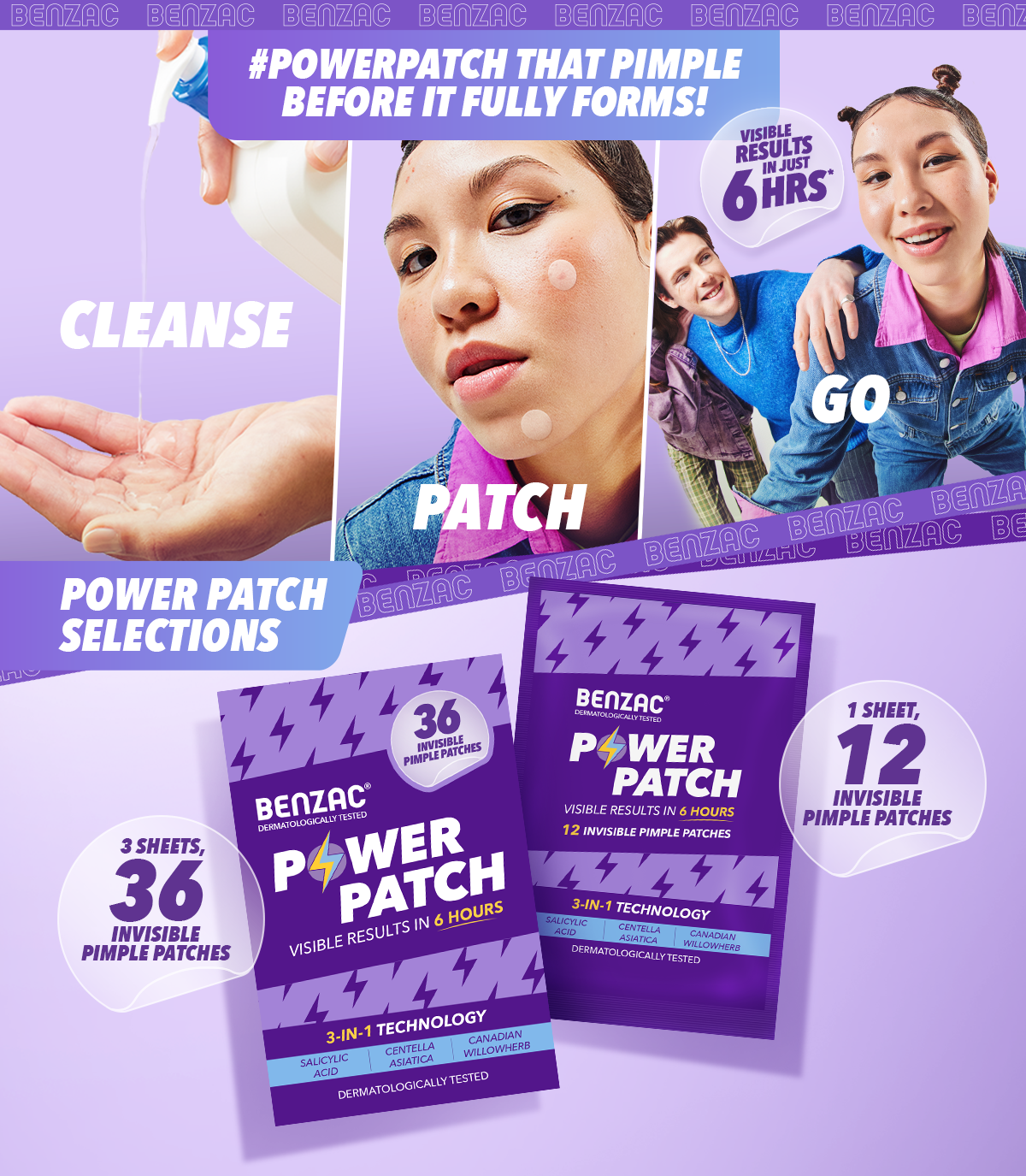 [NEW] Benzac Power Patch - 12 patches (Anti Acne/Pimple Patch with ...