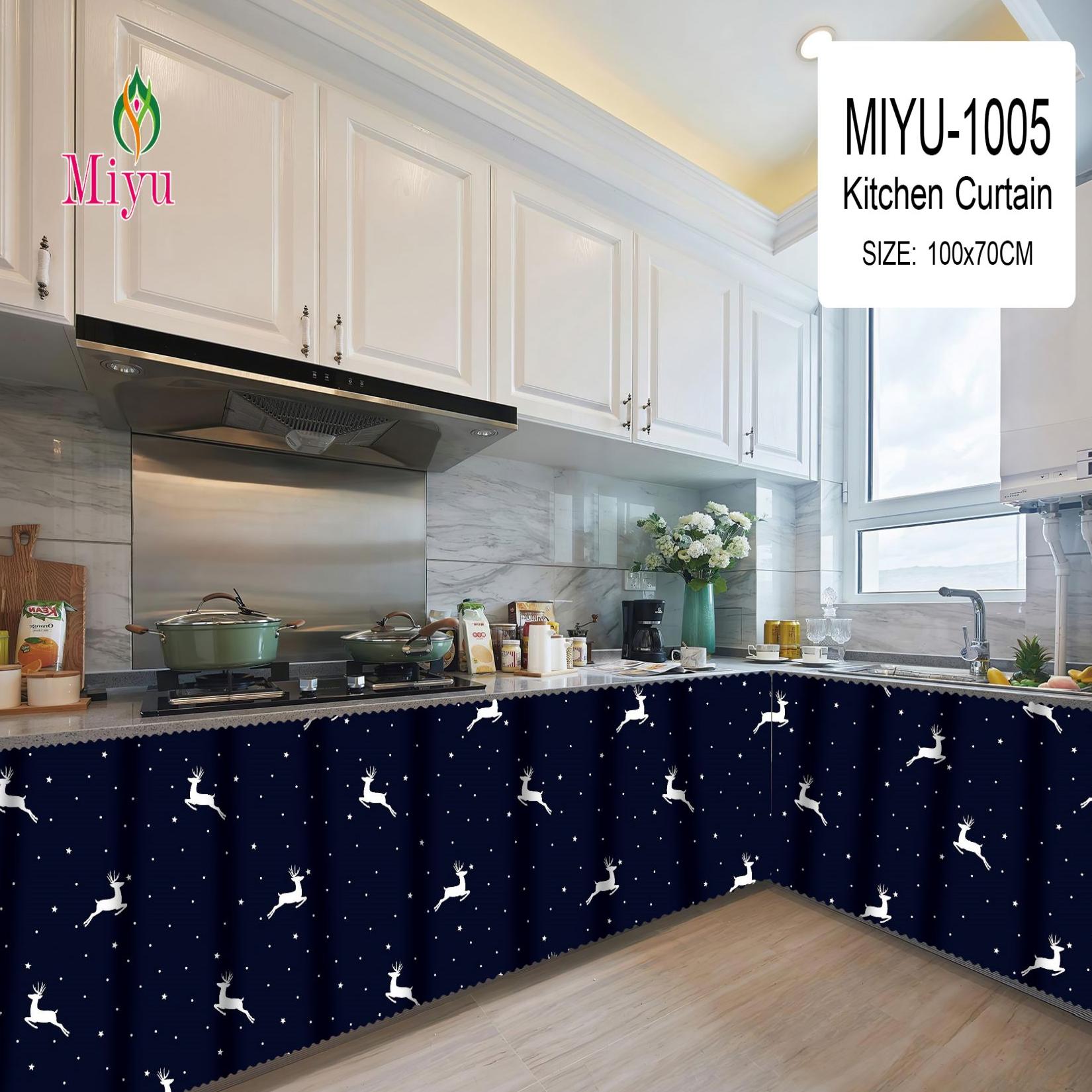 Curtain Lababo Kitchen Curtain Short Curtain 100*70cm Kitchen Curtain ...