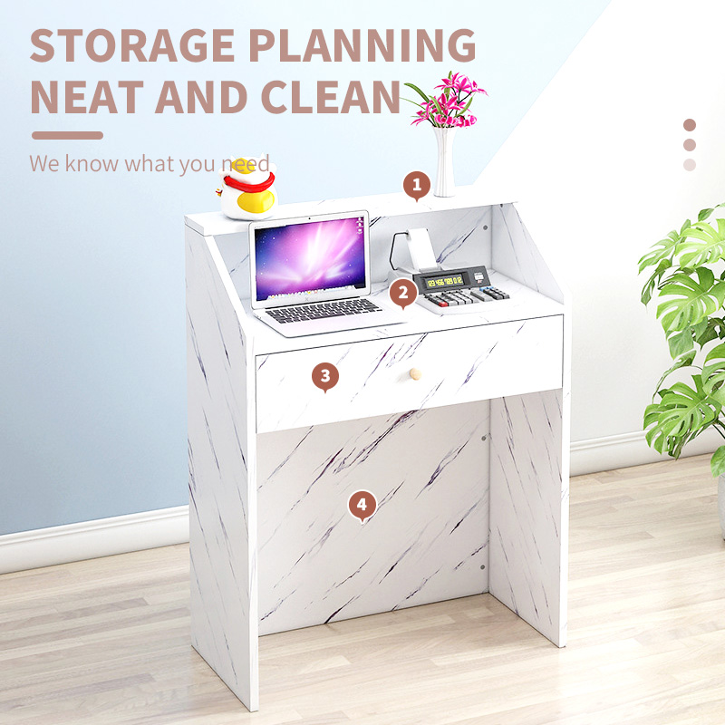 PH Cashier Reception Desk Cashier Counter Cashier Table With Drawer ...