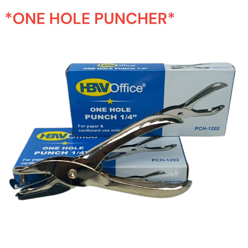 PCH-1202 HBW One Hole Puncher Ticket Puncher 1/4" | Shopee Malaysia