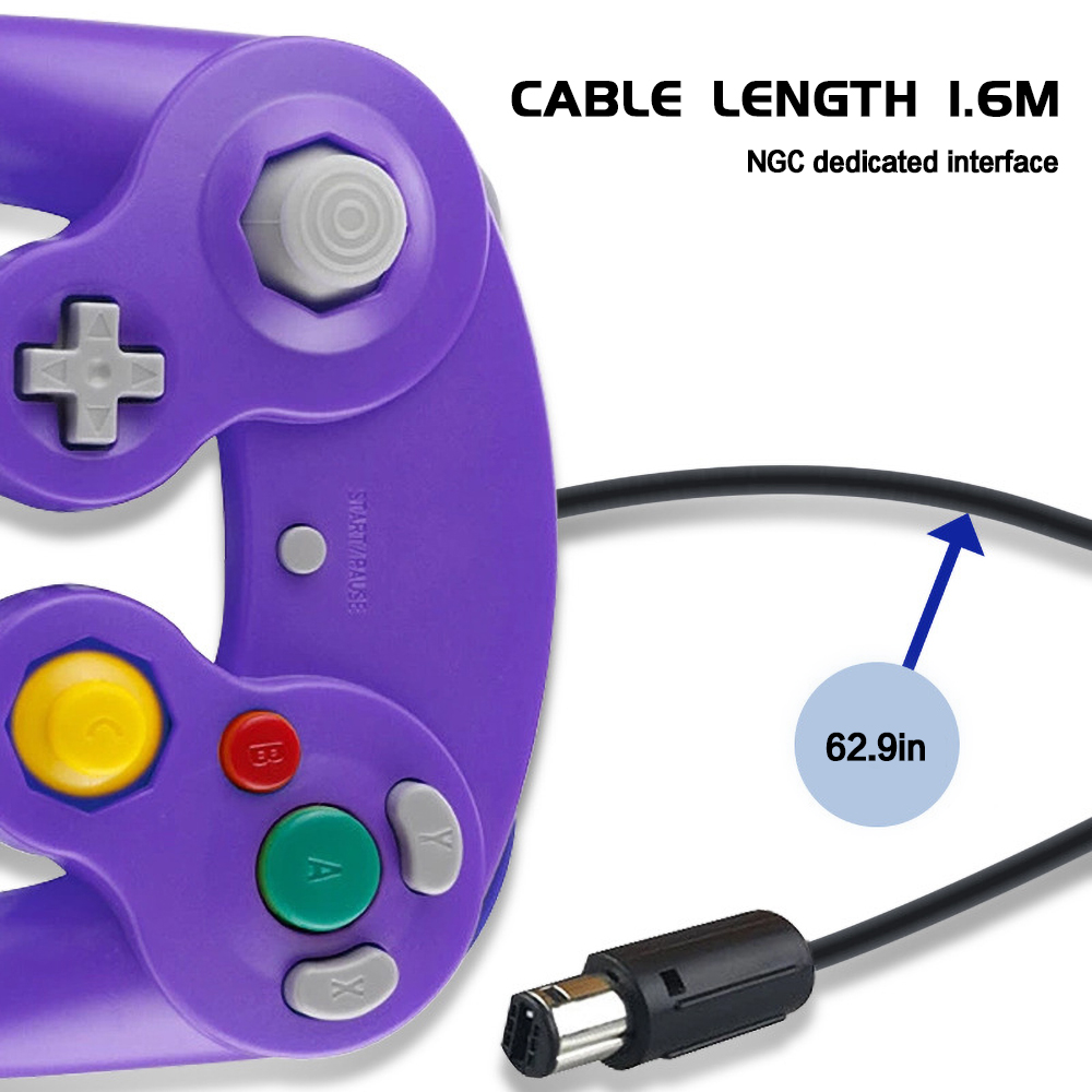 Wired Controller Joypad Joystick Gamepad For Nintendo Gamecube ...