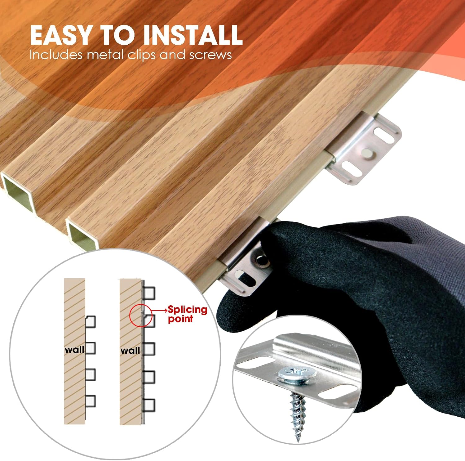 Wood Grille Wall Panel Fluted Board | DIY Home Wall Decor | Room ...