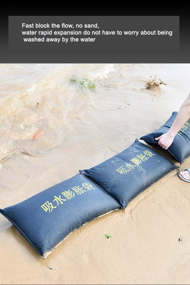 40*60cm Flood Bag Water Barrier Reusable The Sand-Free Flood Control ...