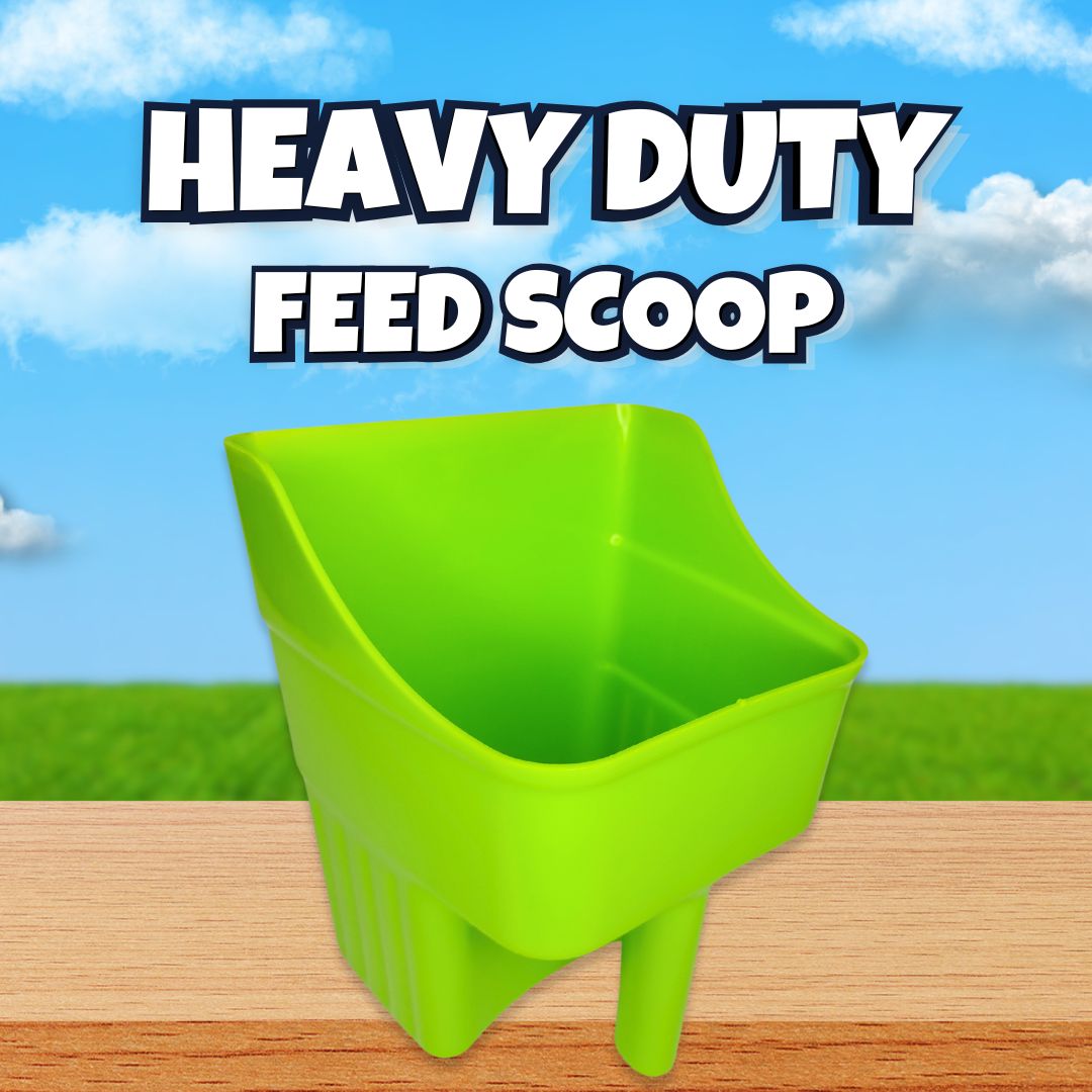 Durable Heavy Duty Feed Scoop Tool for Feeding Horses Cows and Large ...