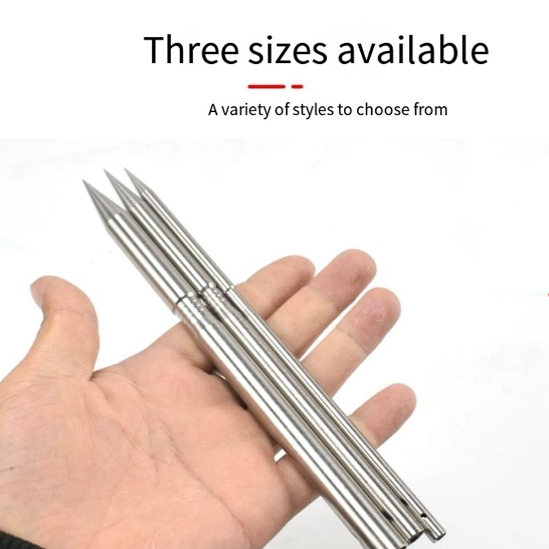 6/9/12mm Cow Nose Piercing Needle Stainless Steel Cow Nose Threading ...