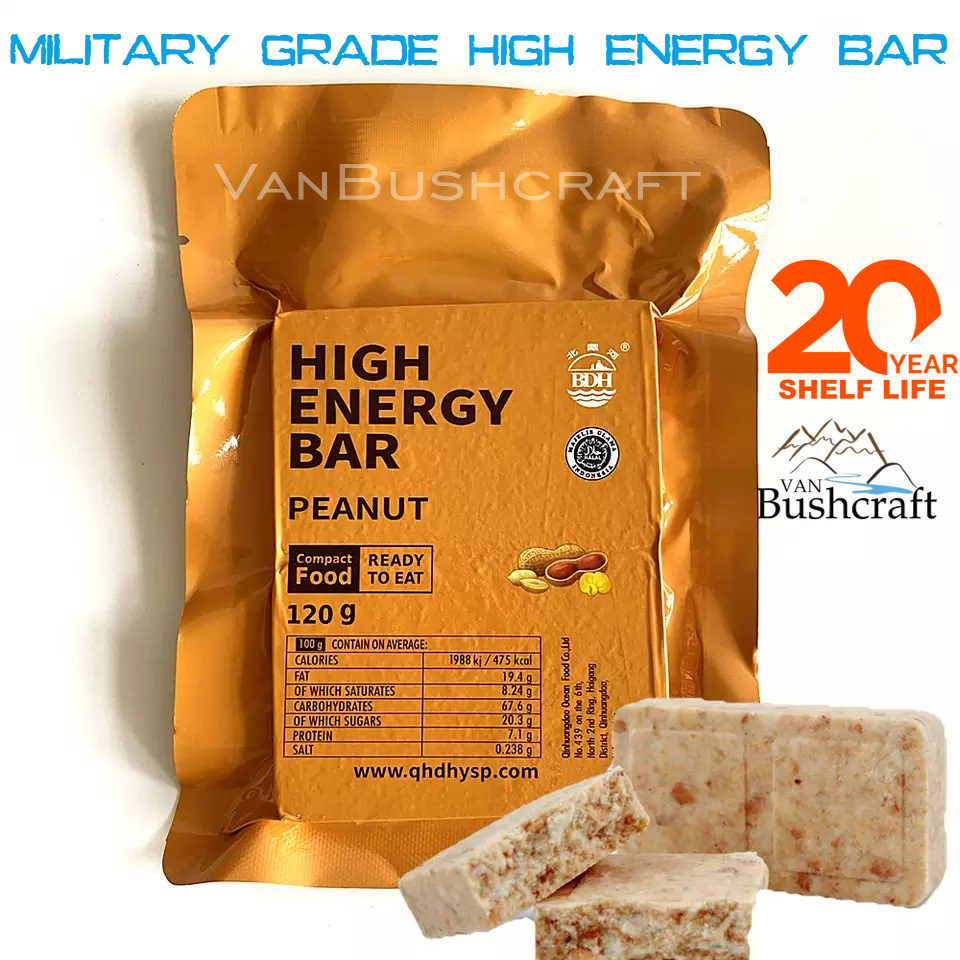 MRE High Energy Bar Biscuit 20 Years Shelf Life Emergency Food Rations Emergency Survival Food ...